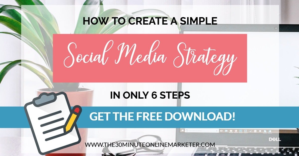 How To Create A Simple Social Media Strategy In Only 6 Steps - The 30 ...