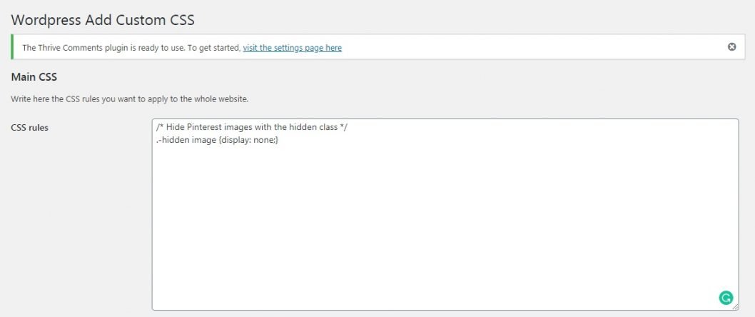 The Right Way To Hide Pinterest Images In Your Blog Posts
